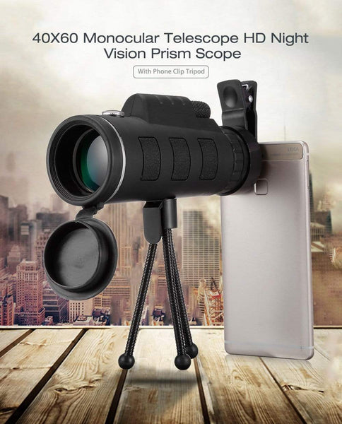 40x60 Dual Focus Monocular Telescope – Survival Gears Depot Official